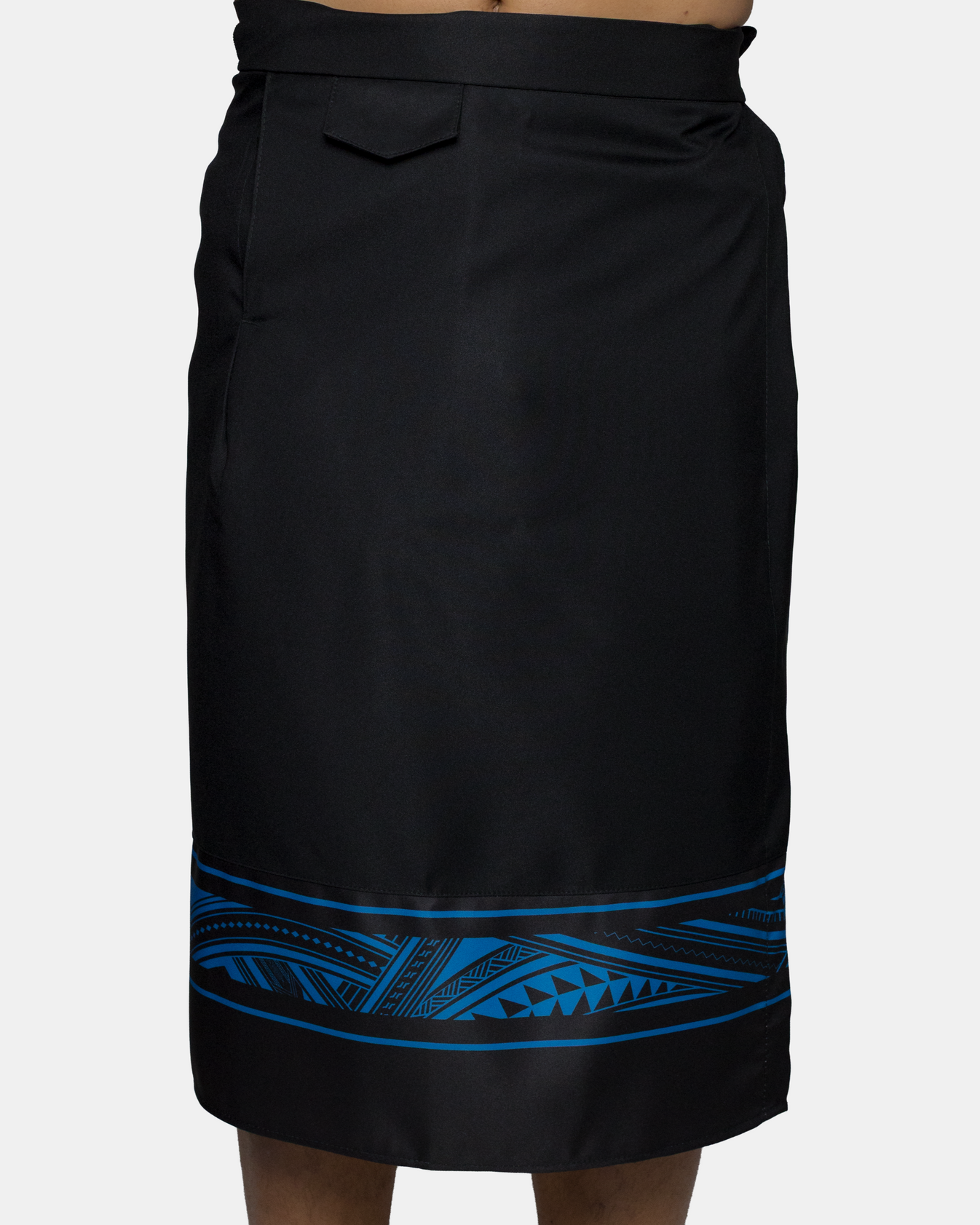 Eveni Pacific Mens Bottom Border le Faitaga 25 - Black