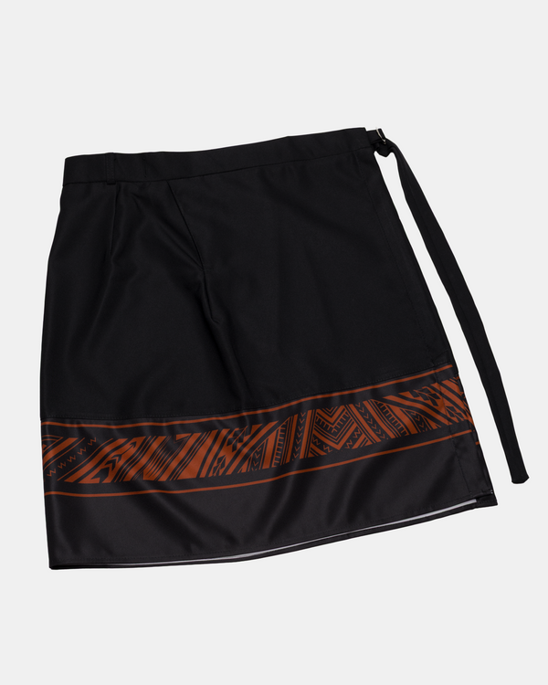 Eveni Pacific Boys Bottom Border le Faitaga 24 - Black